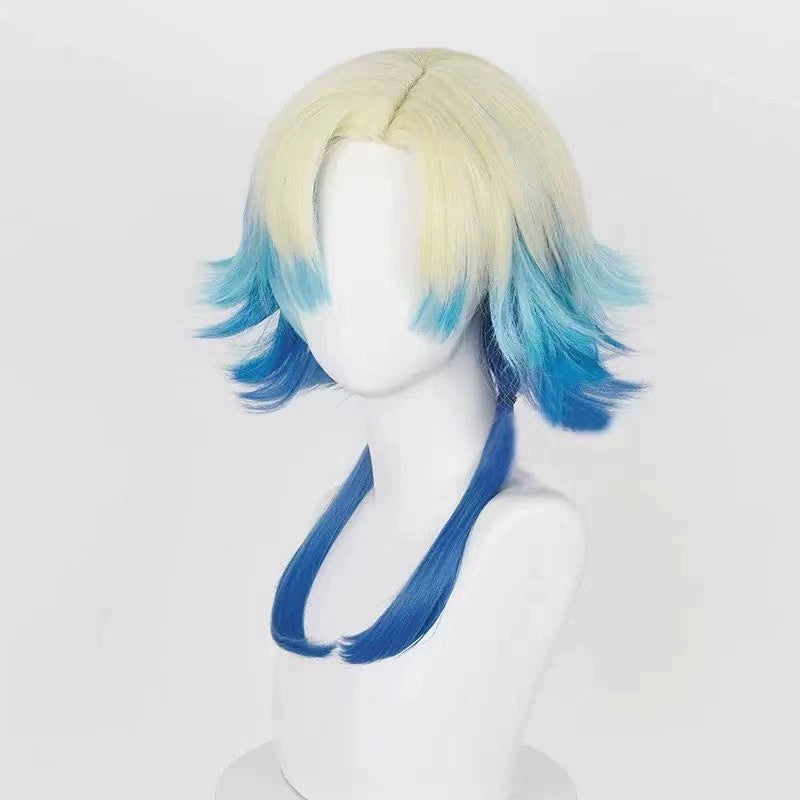 Blue Lock Michael Kaiser Short Mix Hair Basic Wig