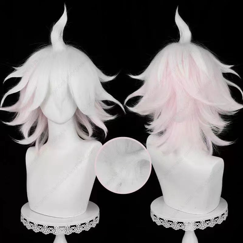 Danganronpa Nagito Komaeda Short Pink Hair Basic Wig