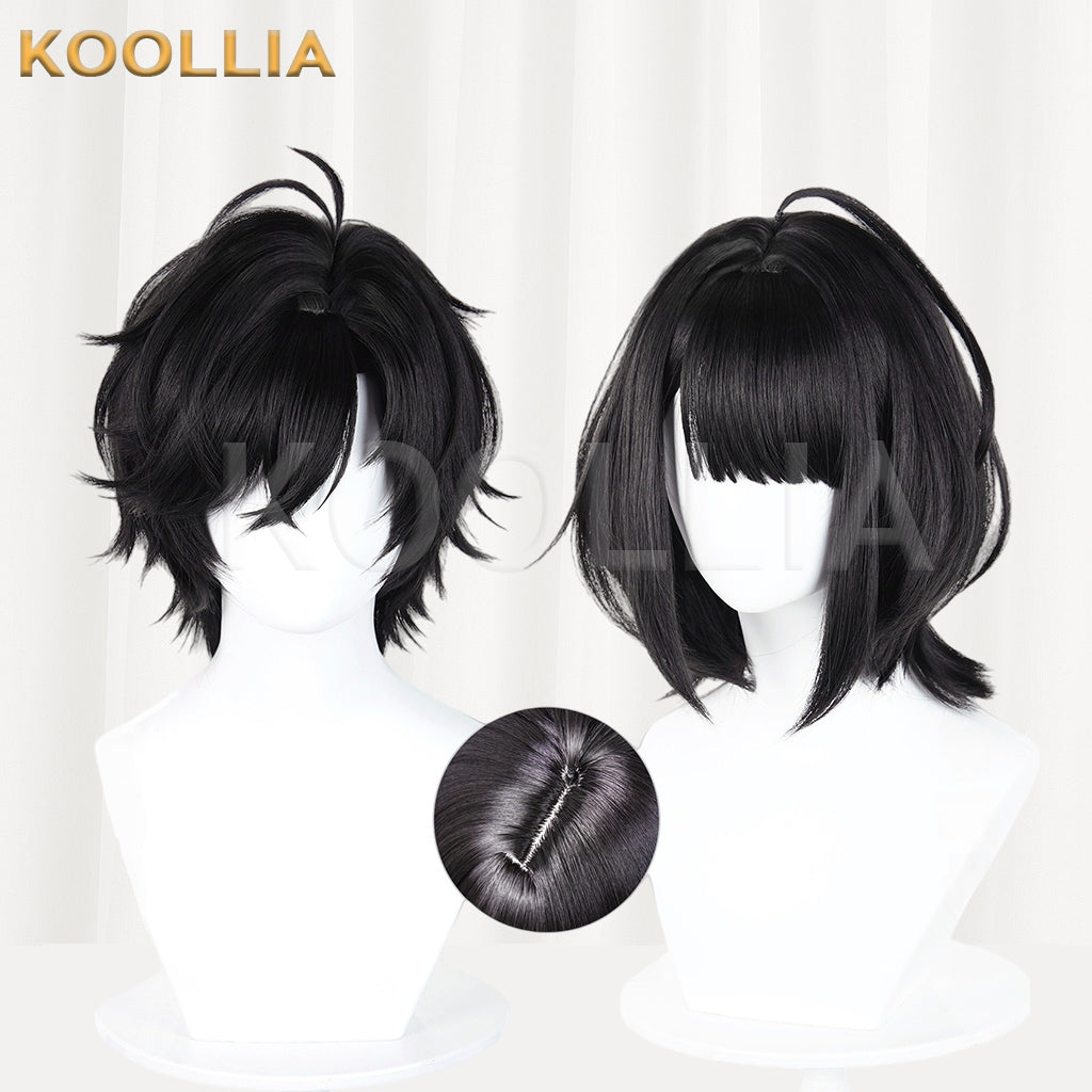 Arknights Endfield Administrator Short Black Cosplay Wig | KOOLLIA