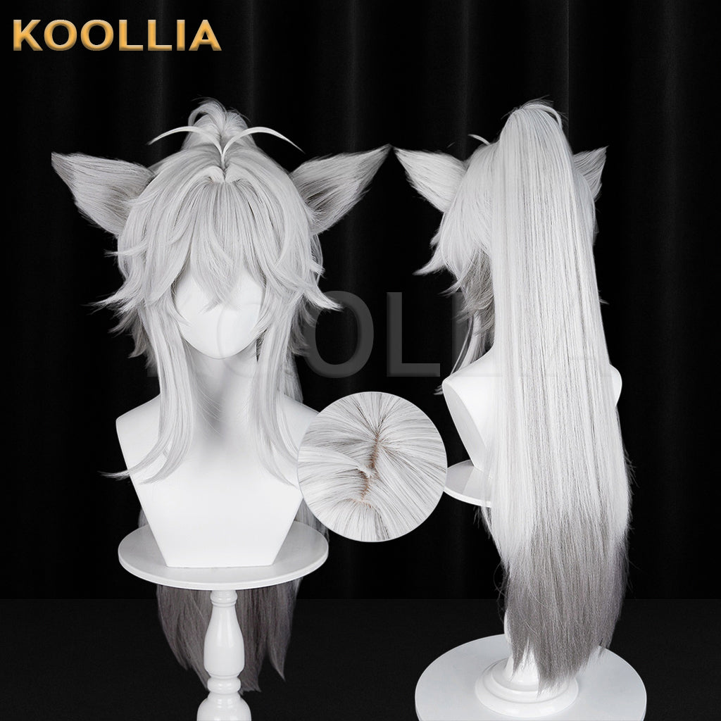 Arknights Lappland the Decadenza Cosplay Wig – Long Mix Hair | KOOLLIA