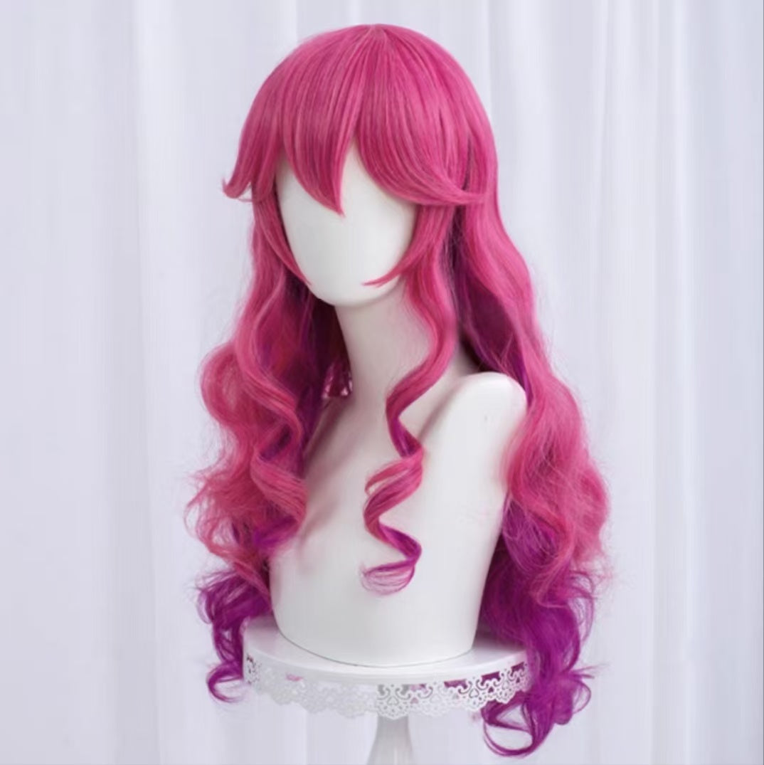 League of Legends & Arcane Spirit Blossom Ahri Long Pink Hair Basic Wi